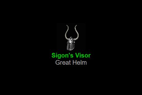 Sigon's Visor