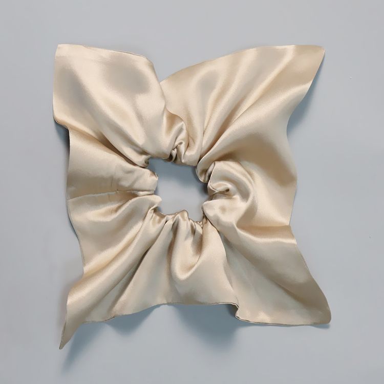 Classic Silk Square Scrunchies