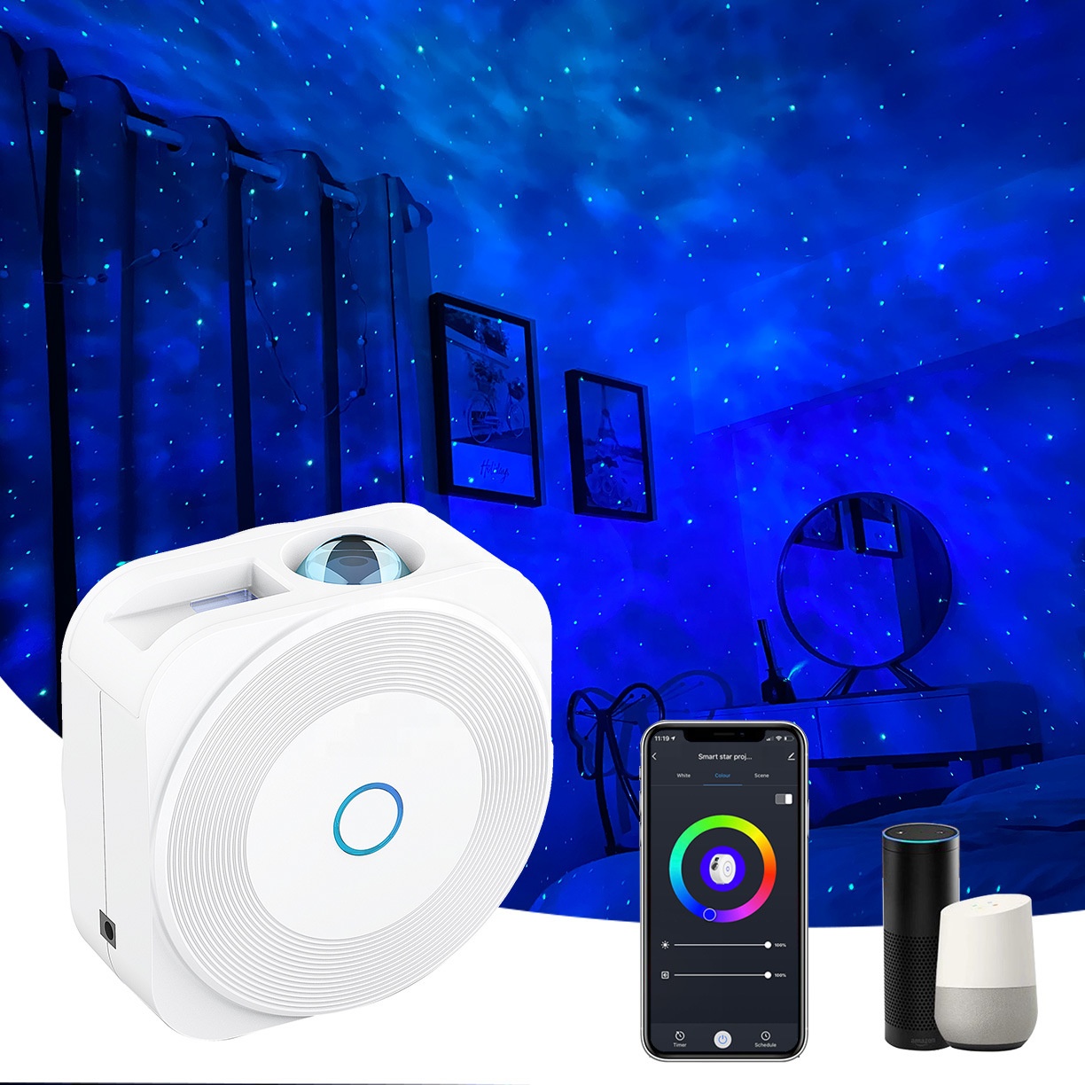 LITWOW® WiFi Tuya Smart Star Projector