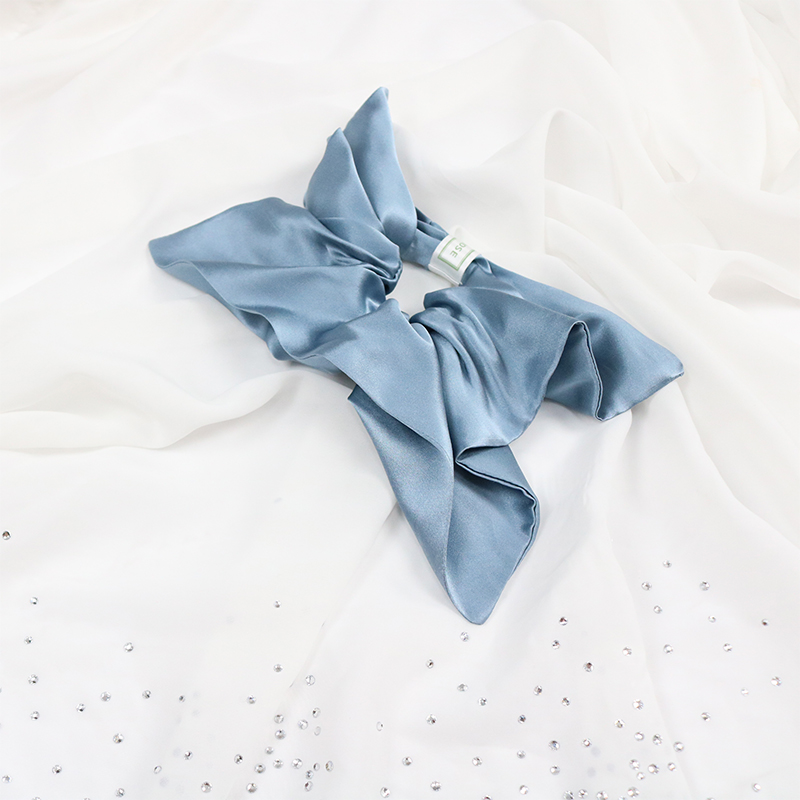 Classic Silk Square Scrunchie