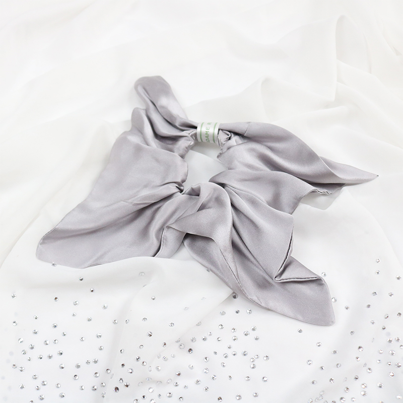 Classic Silk Square Scrunchie