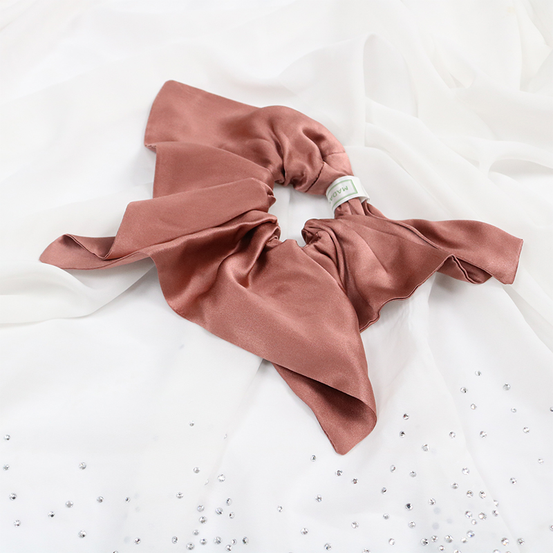 Classic Silk Square Scrunchie