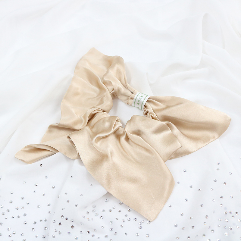 Classic Silk Square Scrunchie