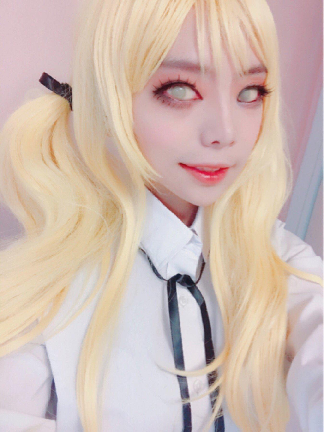 全瞳食肉者隐形眼镜 Sweety White Sclera Contacts Flesh Eater